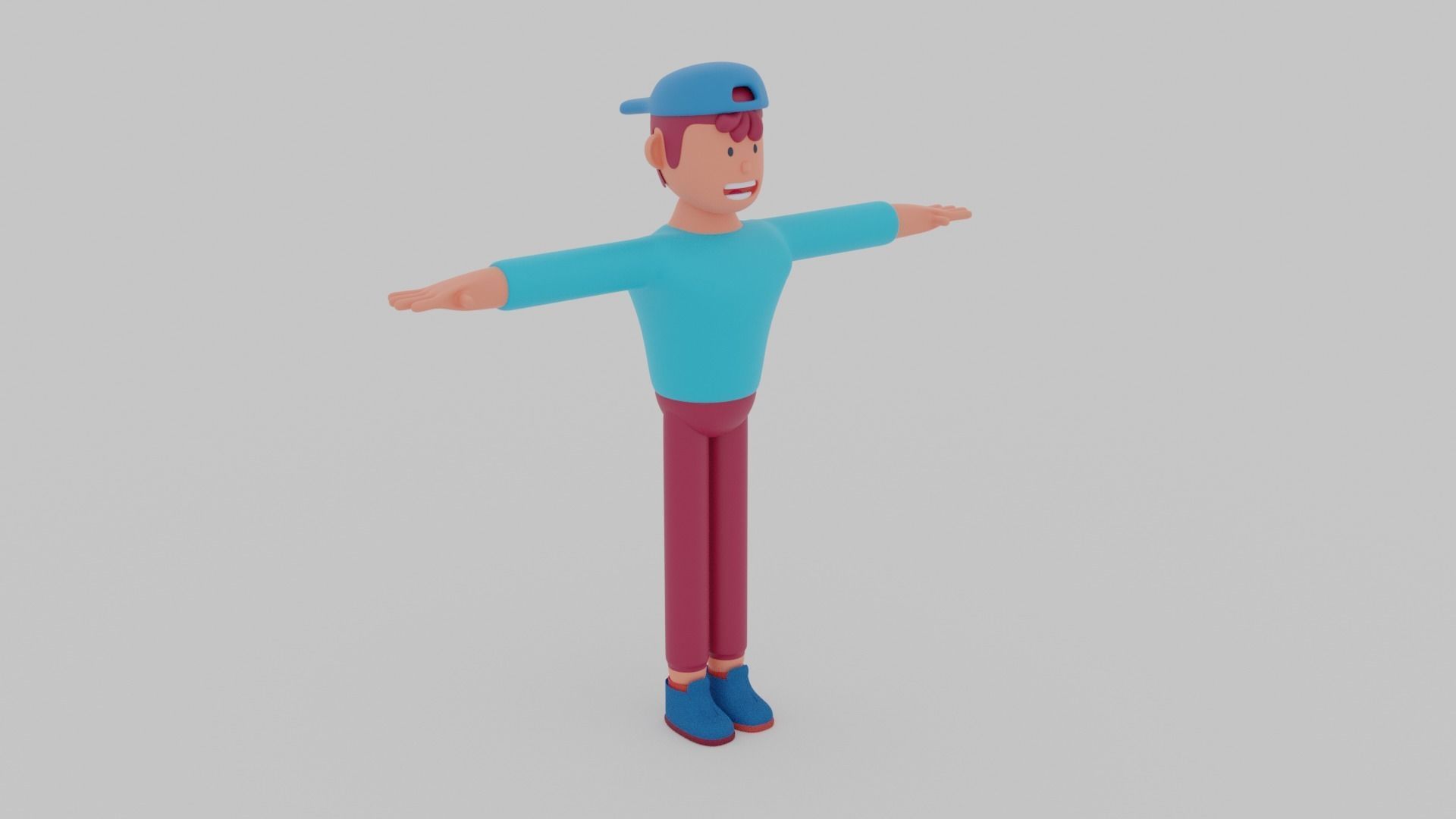 stylized male character 3D model rigged | CGTrader