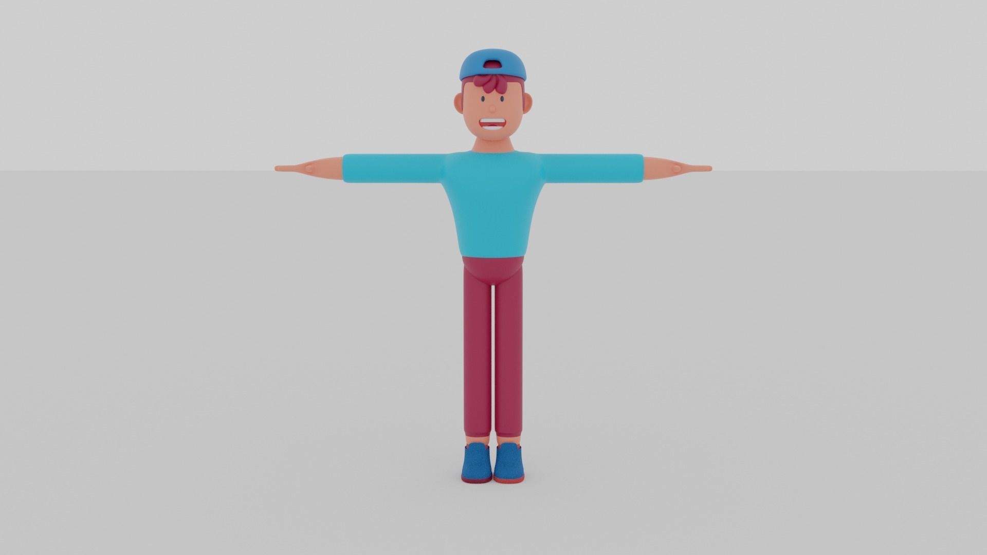 stylized male character 3D model rigged | CGTrader