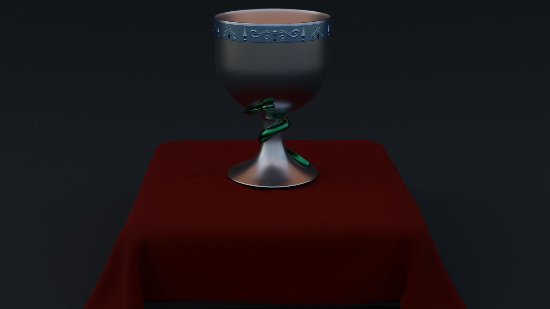 Snake Goblet 3D model | CGTrader