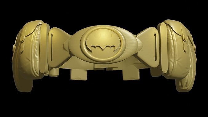 Man Bat Incorporated Belt 3D model 3D printable | CGTrader