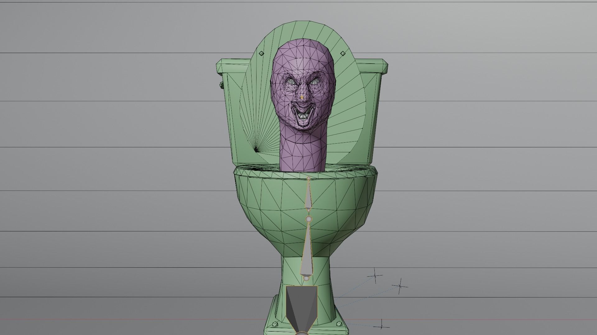 Skibidi toilet mask toilet man 3D model rigged | CGTrader