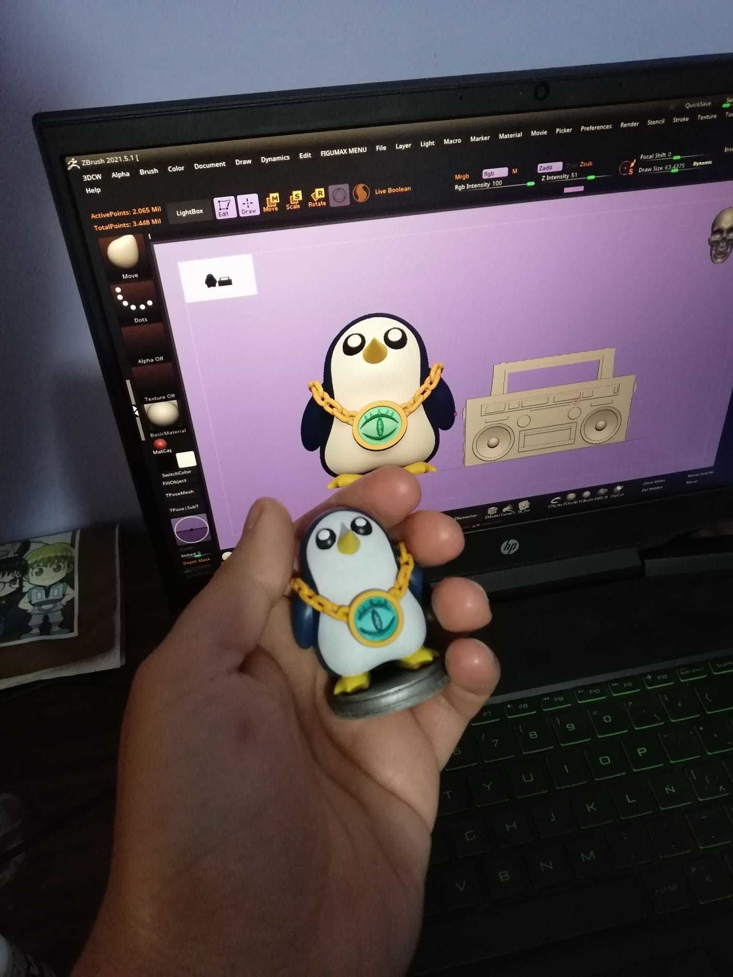 GUNTER AND RADIO - ADVENTURE TIME FanArt 3D model 3D printable | CGTrader