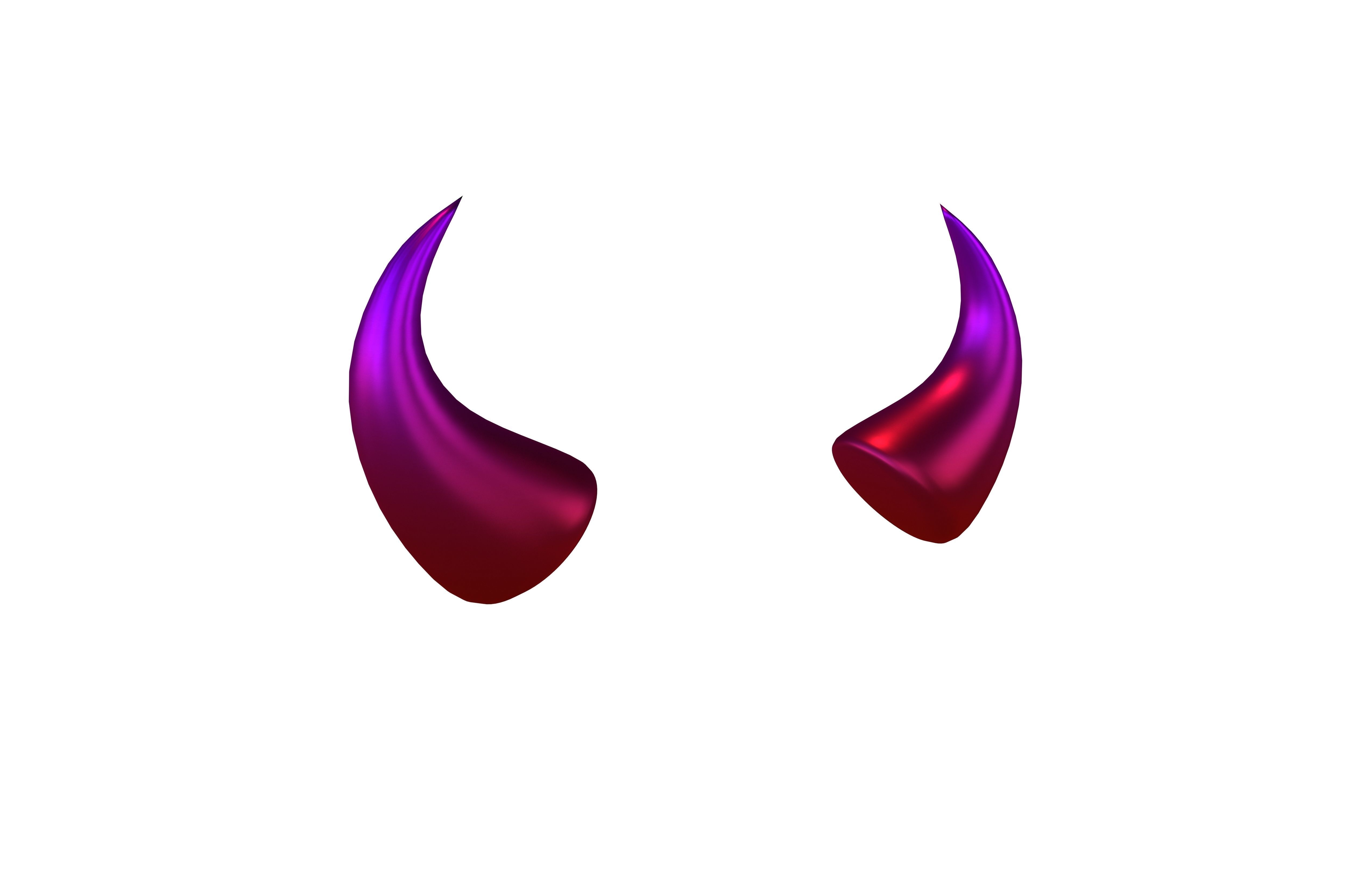 3D model Devil Horn v1 014 VR / AR / low-poly | CGTrader