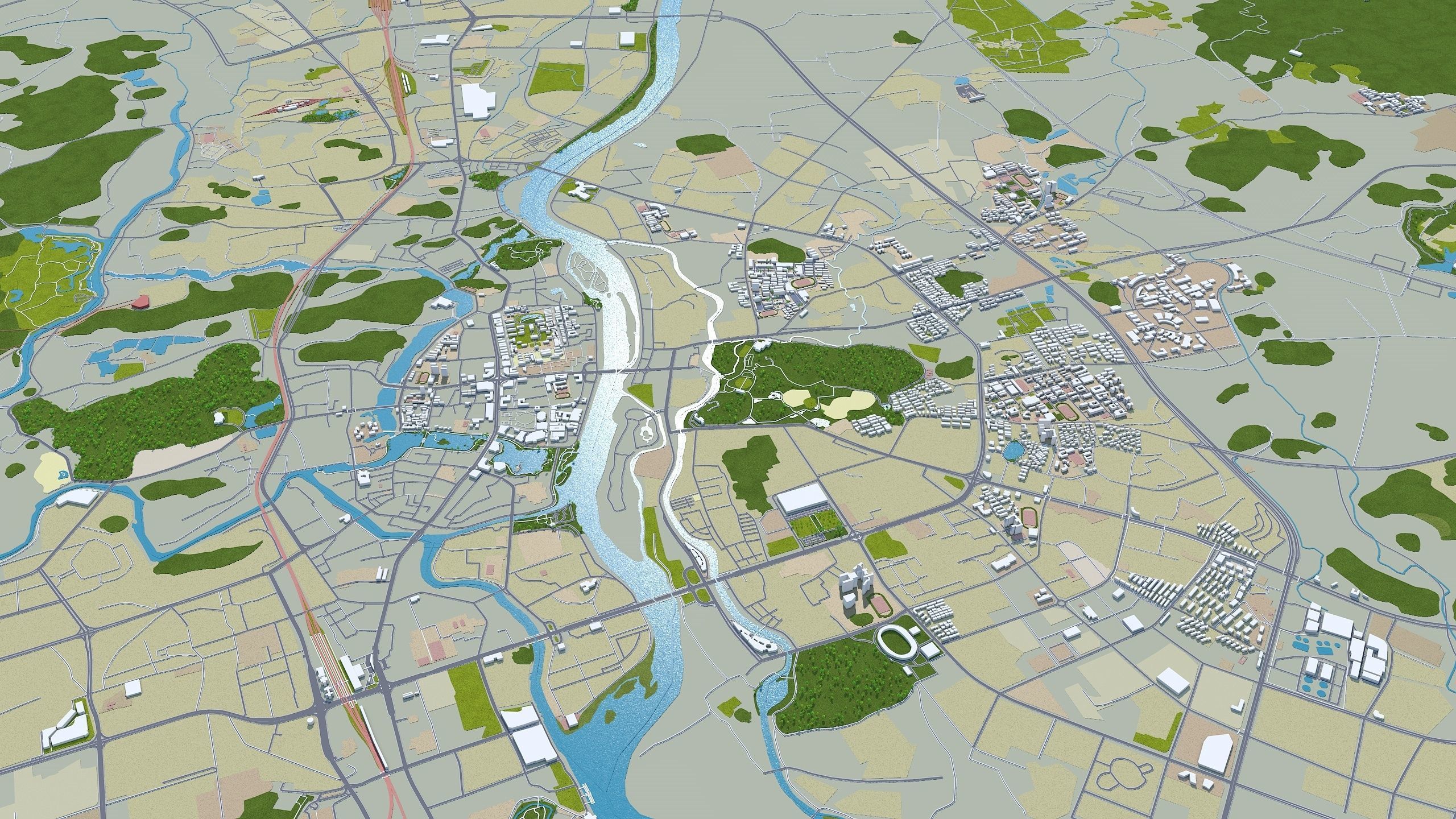 Guilin Guangxi China 35km free VR / AR / low-poly 3D model | CGTrader