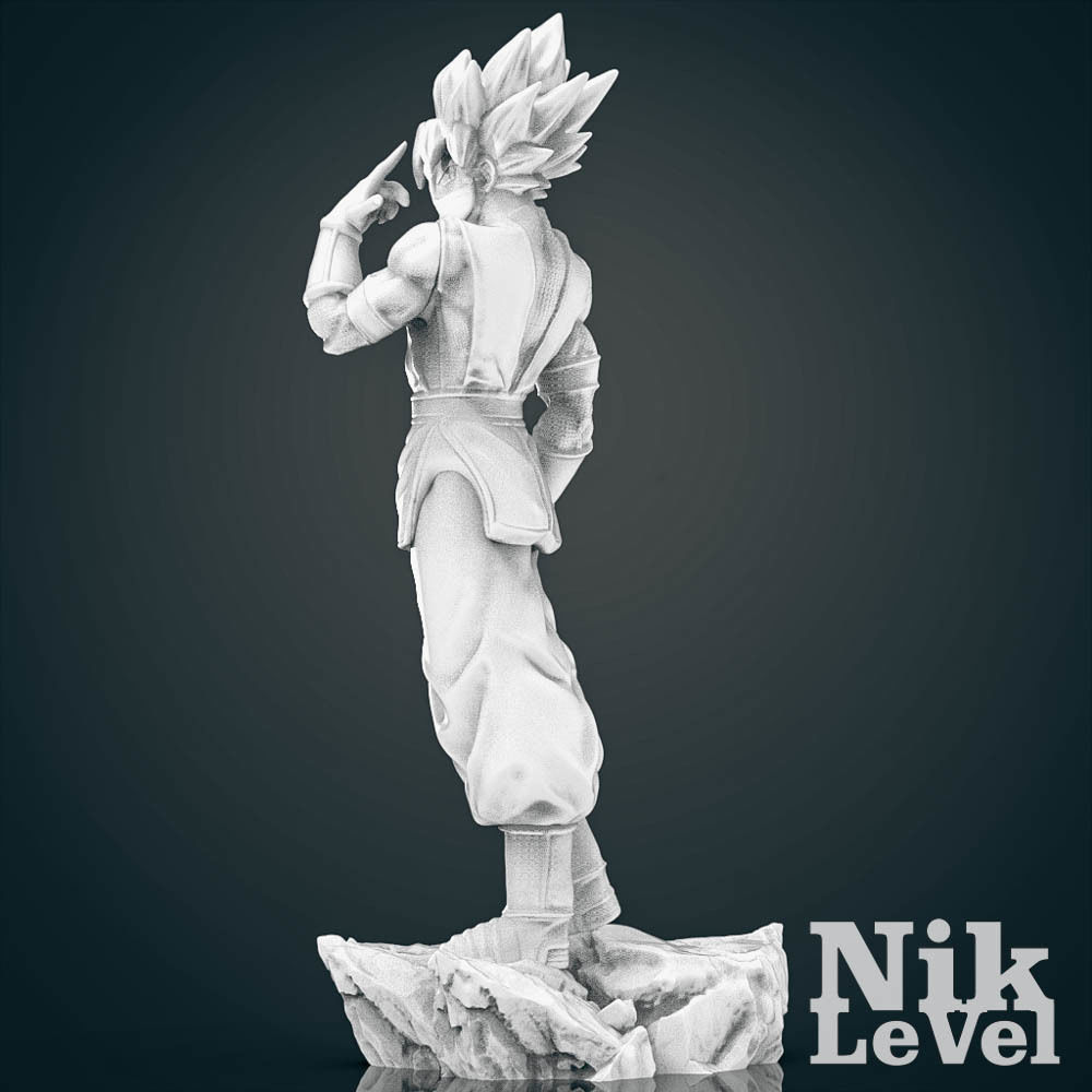 Black Son Goku Super Saiyan Rose Dragon Ball 3D Printable 3D model 3D ...