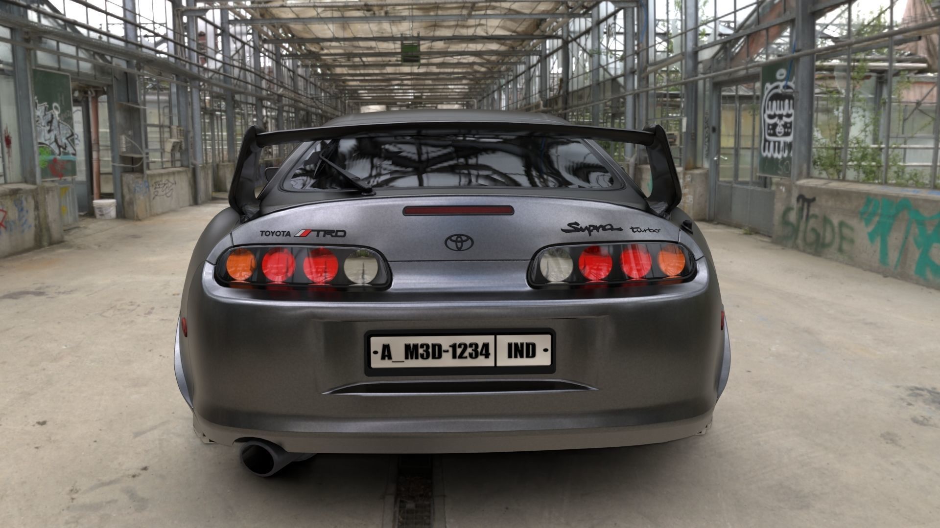3D model Toyota Supra mk4 v3 VR / AR / low-poly | CGTrader