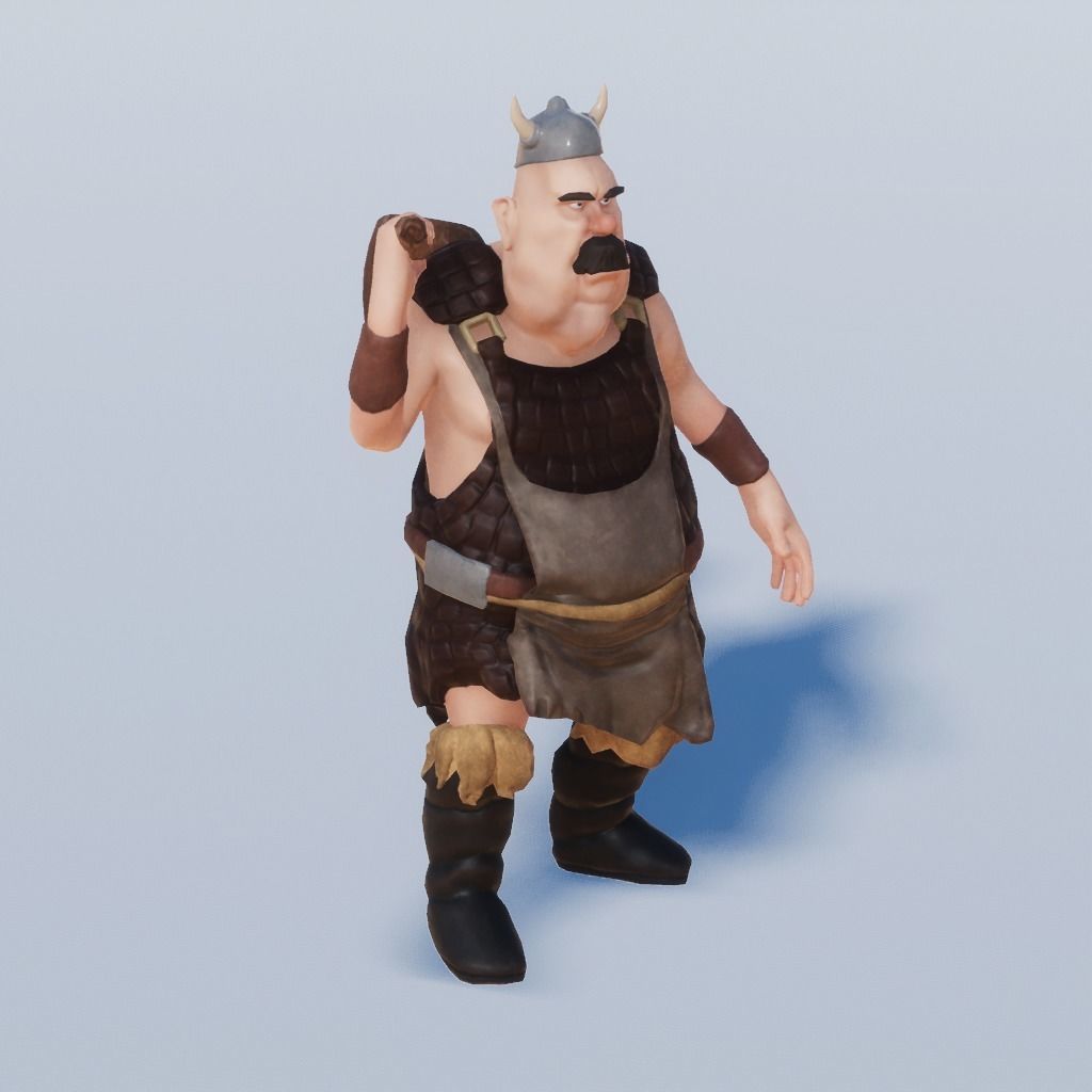 3D model MEDIEVAL STYLIZED CHARACTERS VOL 1 - COMBATTANTS VR / AR / low ...