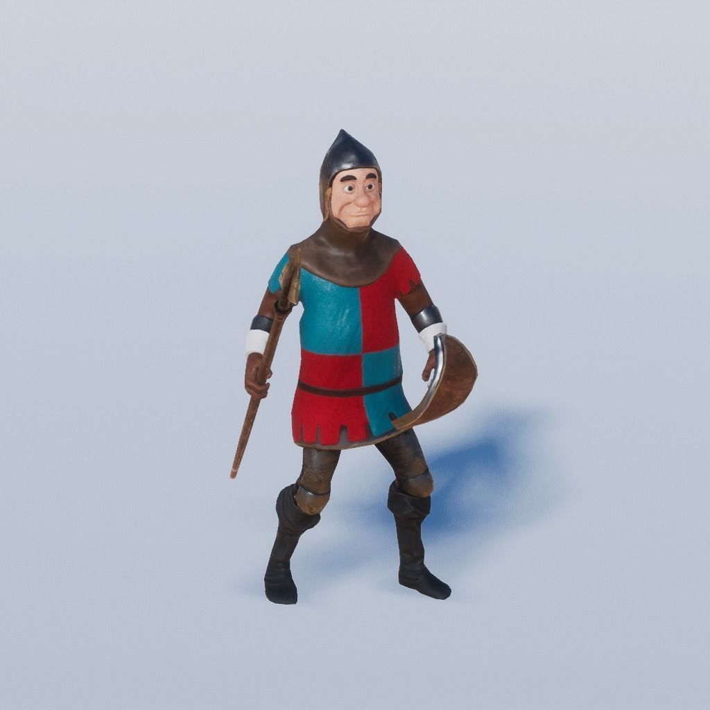 3D model MEDIEVAL STYLIZED CHARACTERS VOL 2 - NOBLES VR / AR / low-poly ...