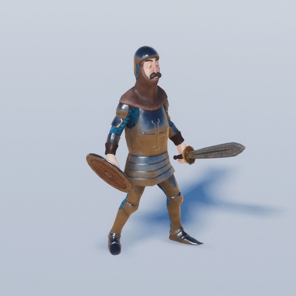 3D model MEDIEVAL STYLIZED CHARACTERS VOL 2 - NOBLES VR / AR / low-poly ...