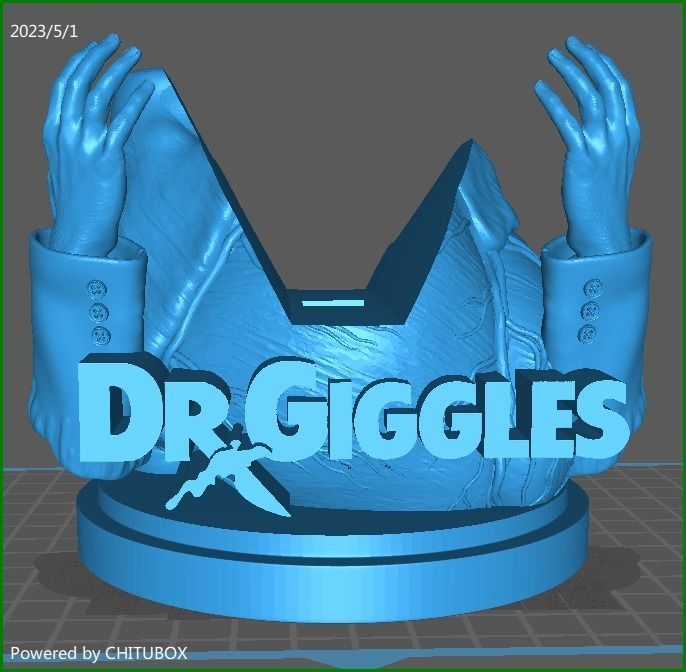 Dr Giggles Bust STL Statue 3D model 3D printable | CGTrader