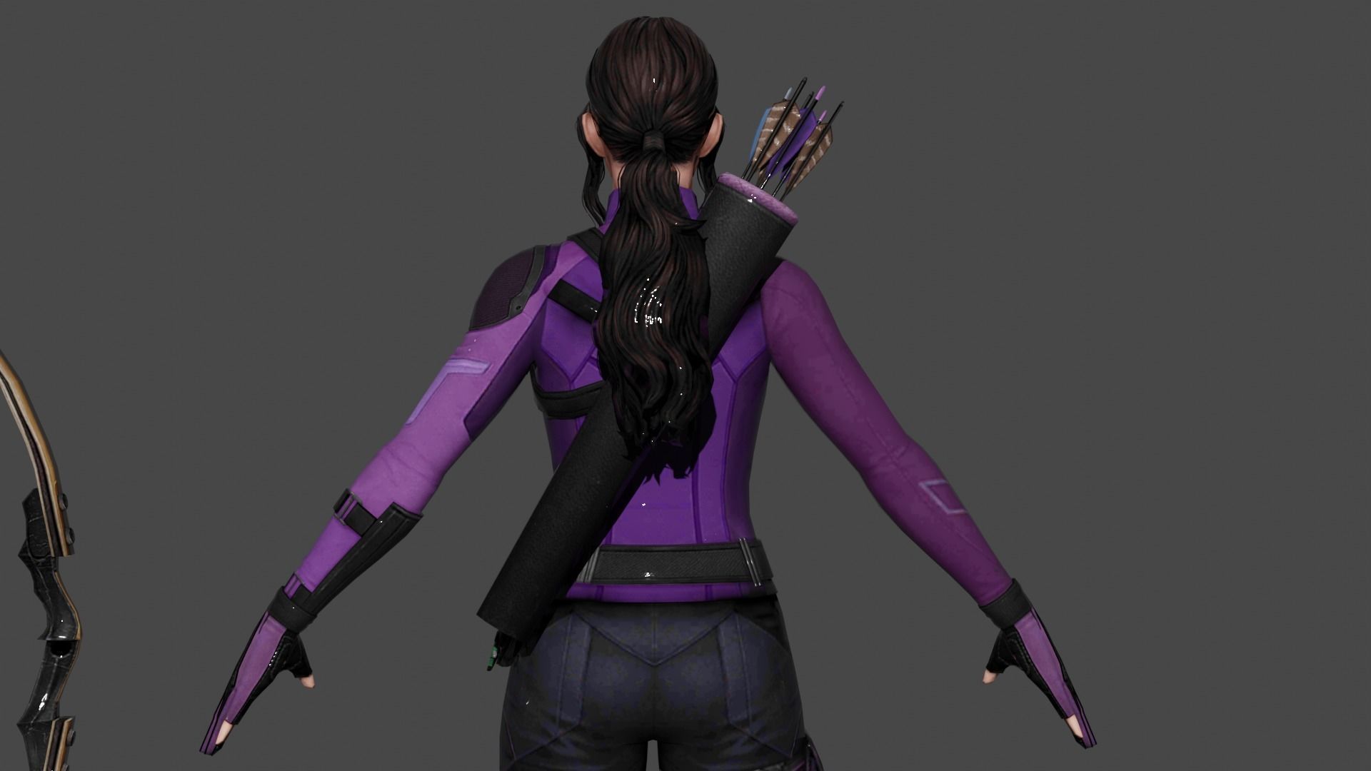 3D model Kate Bishop VR / AR / low-poly | CGTrader