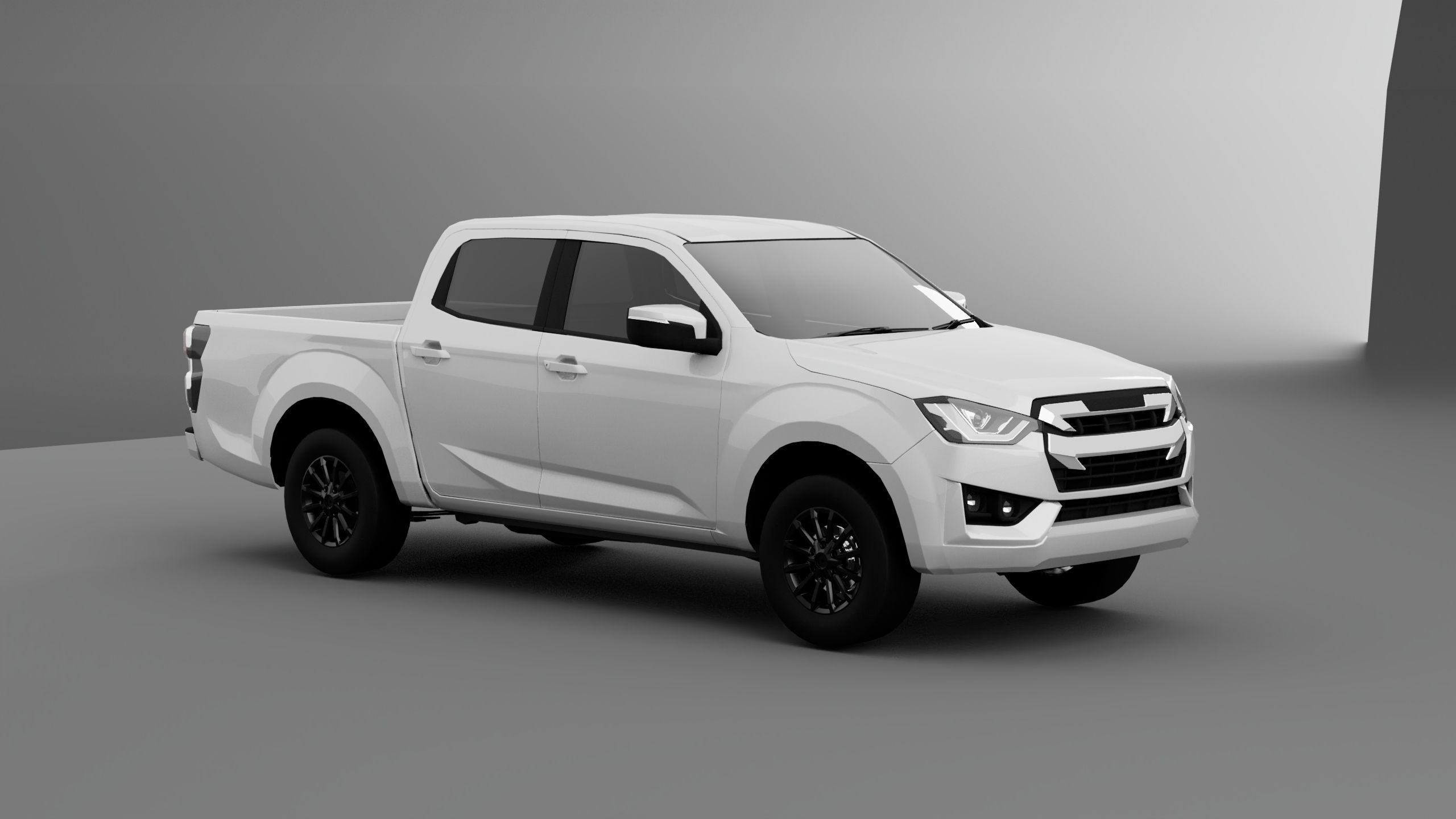 3D model isuzu dmax 2020 cab4 VR / AR / low-poly | CGTrader