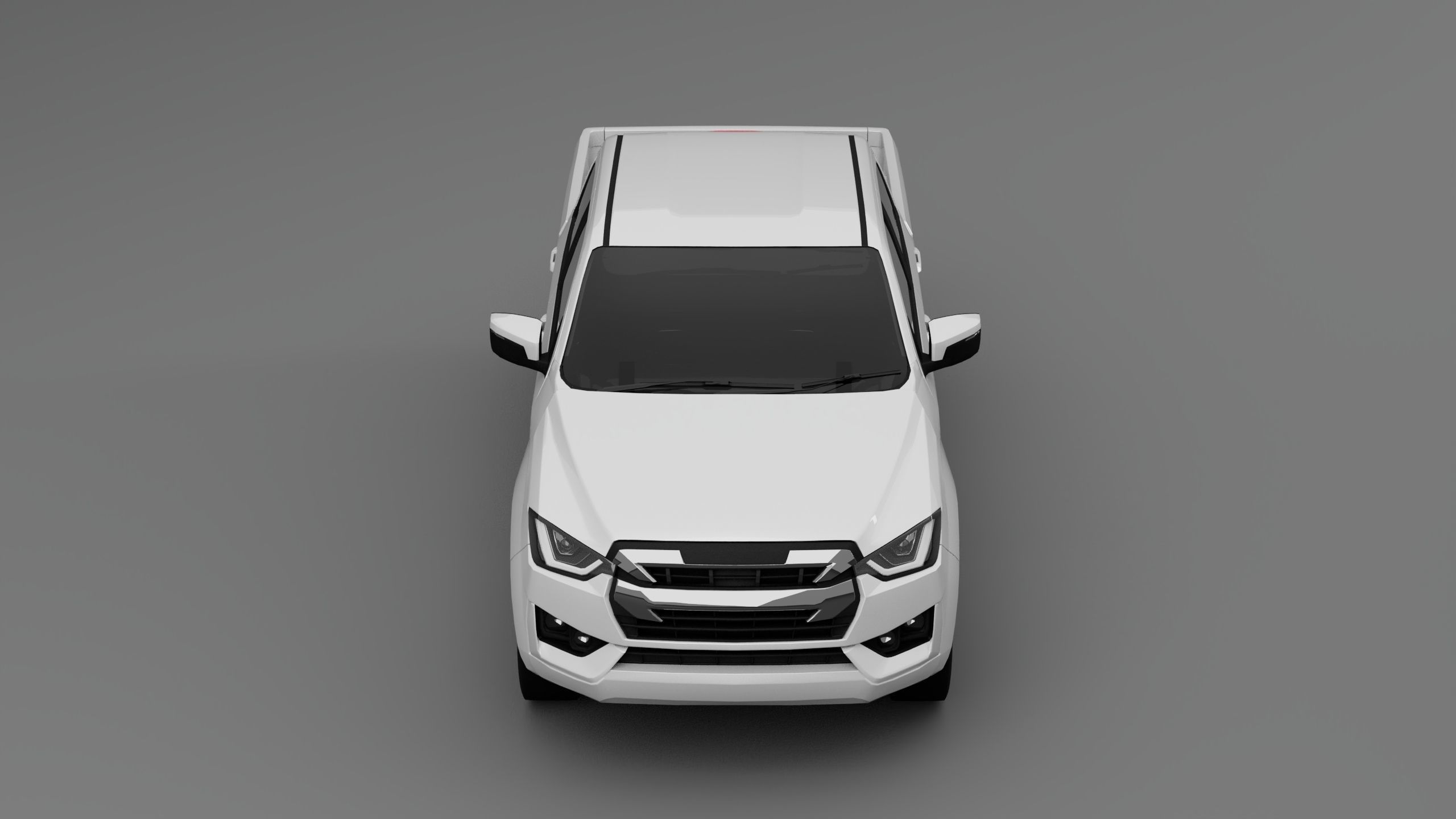 3D model isuzu dmax 2020 cab4 VR / AR / low-poly | CGTrader