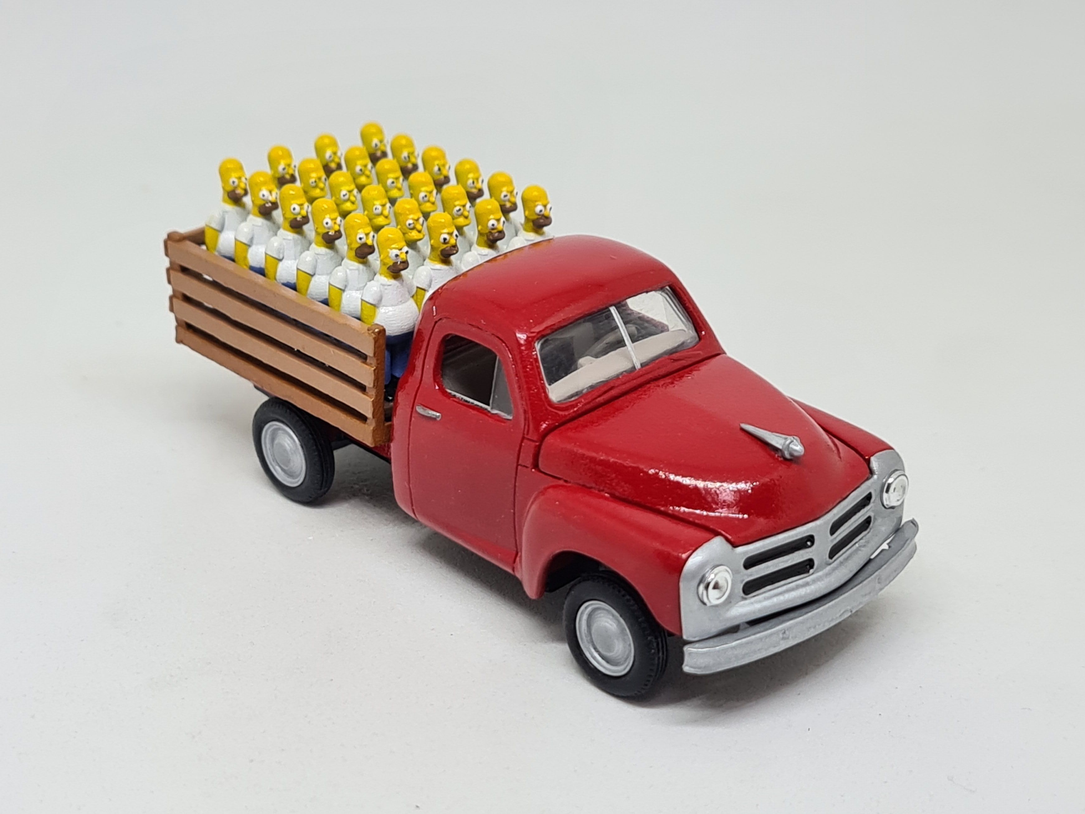 THE SIMPSONS HOMERO HOMER CLONES STUDEBAKER BED M2 MACHINES 1 64 3D ...