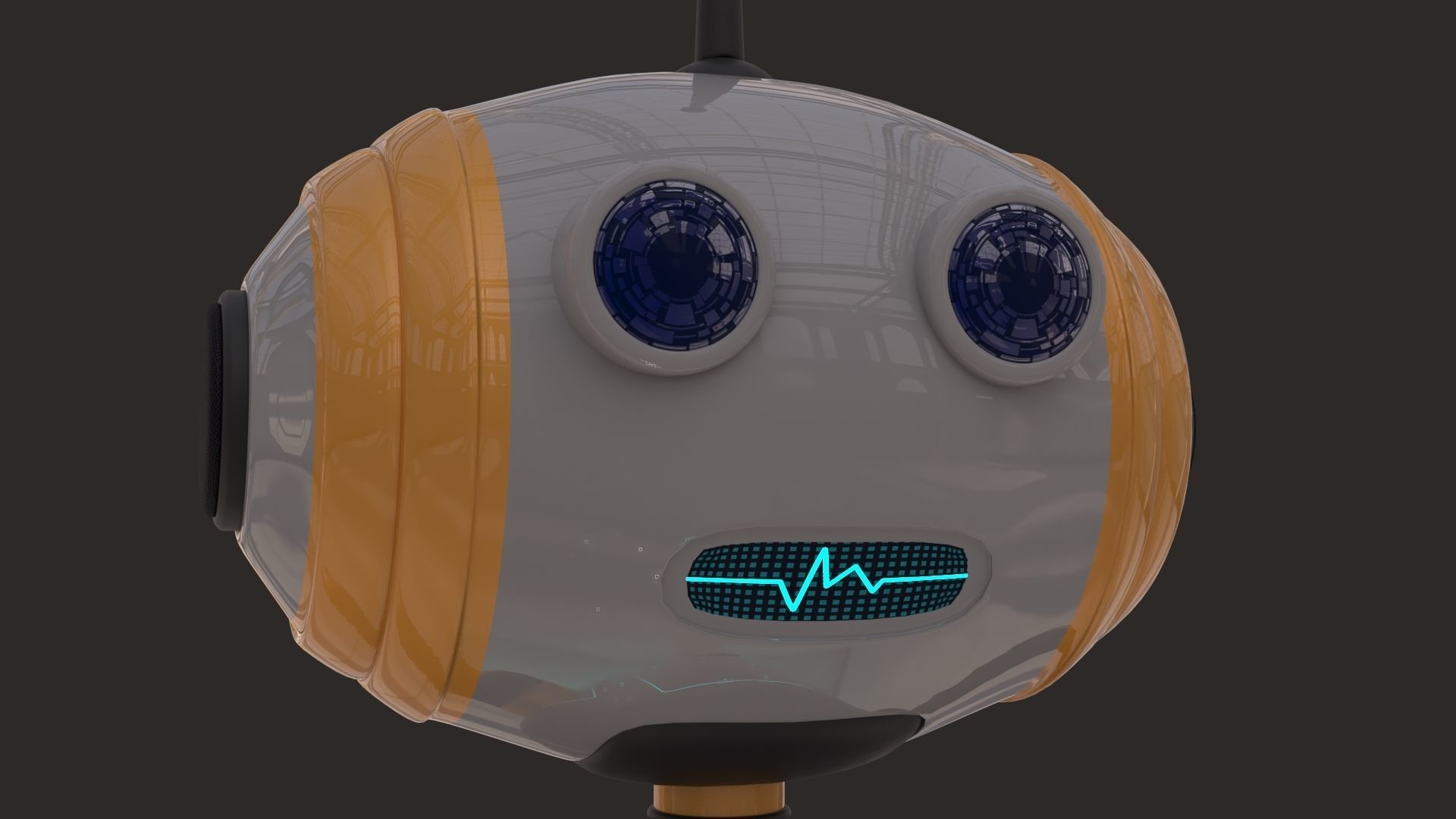 3D model 3D Retrobot - Technology Mascot VR / AR / low-poly | CGTrader