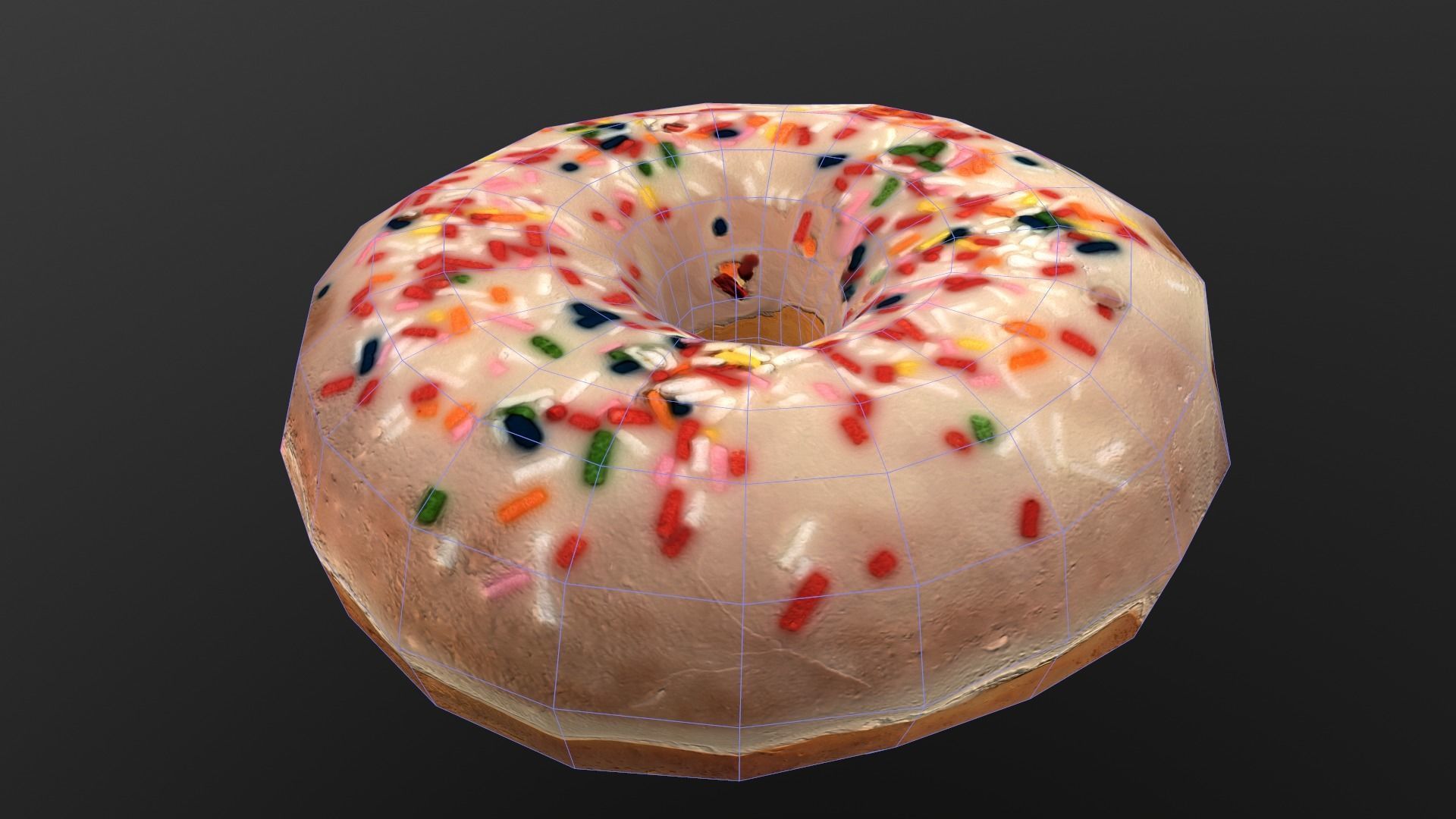 3D model Donuts AR VR PBR Lowpoly with game ready 3d Model VR / AR / low-poly | CGTrader