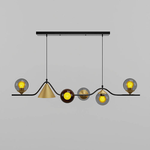 Lyustra 3D model | CGTrader