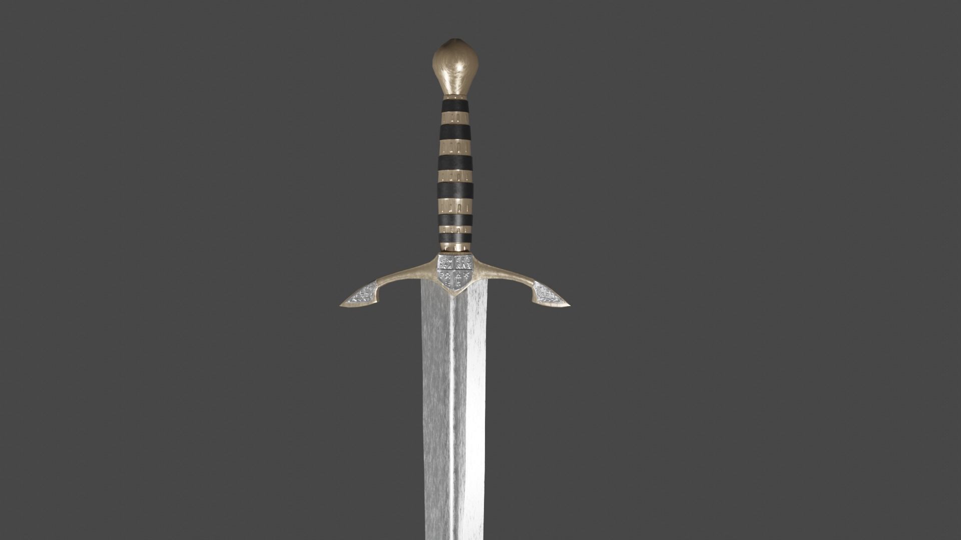 3D model Excalibur sword VR / AR / low-poly | CGTrader