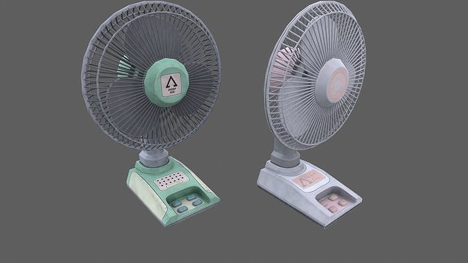 3D model Room fan VR / AR / low-poly | CGTrader