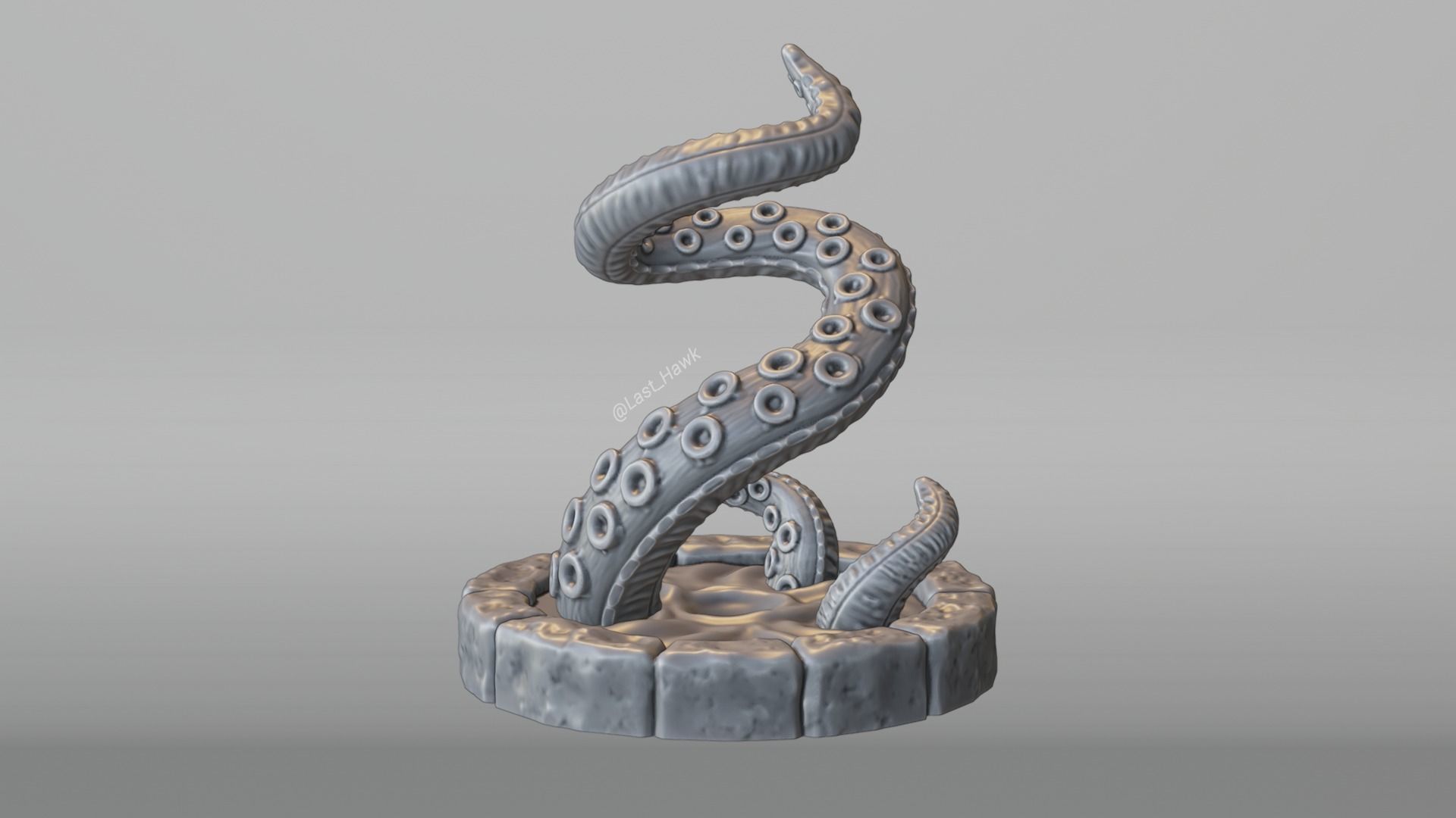 Cthulhu pen holder 3D model 3D printable | CGTrader