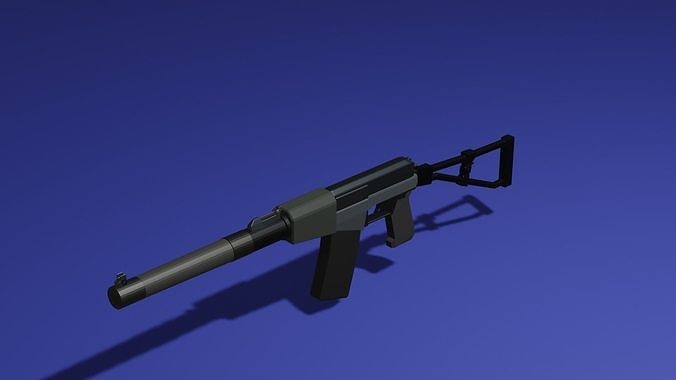 3D model low poly AS Val VR / AR / low-poly | CGTrader