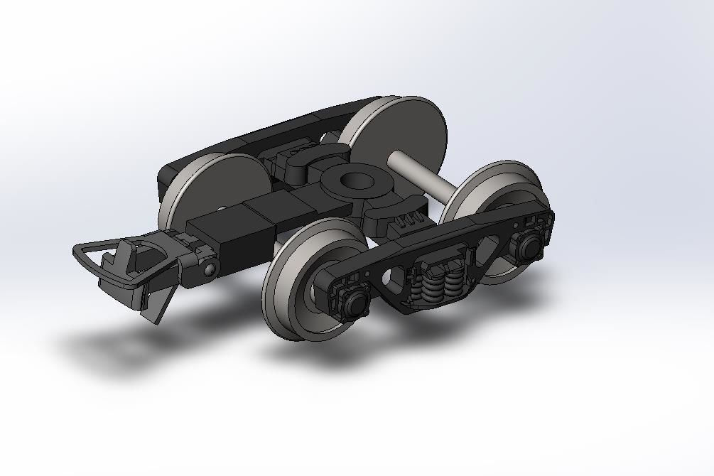 Trolley for model H0 freight car 3D model 3D printable | CGTrader