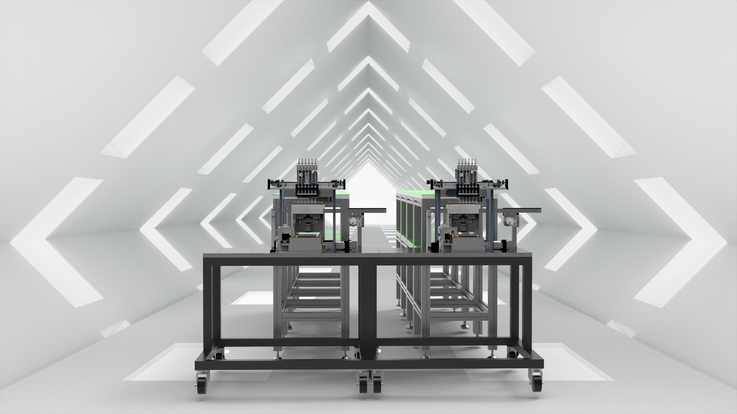 Multi-head dispensing machine 3D model | CGTrader