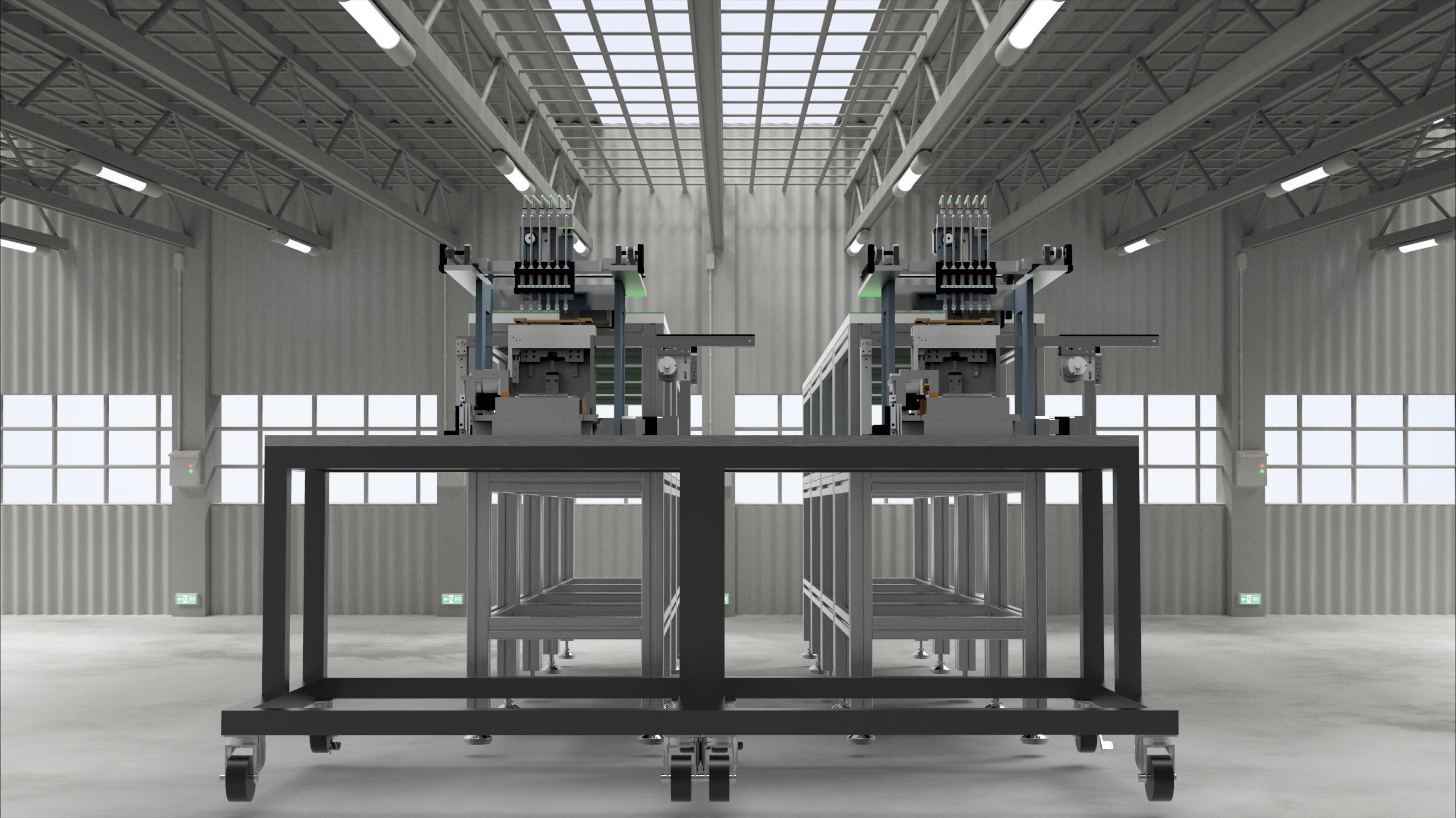 Multi-head dispensing machine 3D model | CGTrader