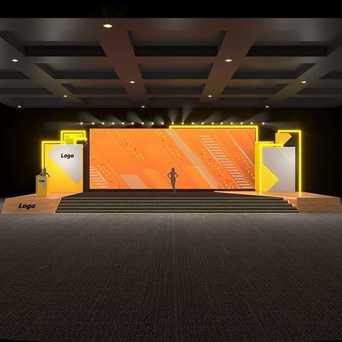 Event Stage 3D model | CGTrader