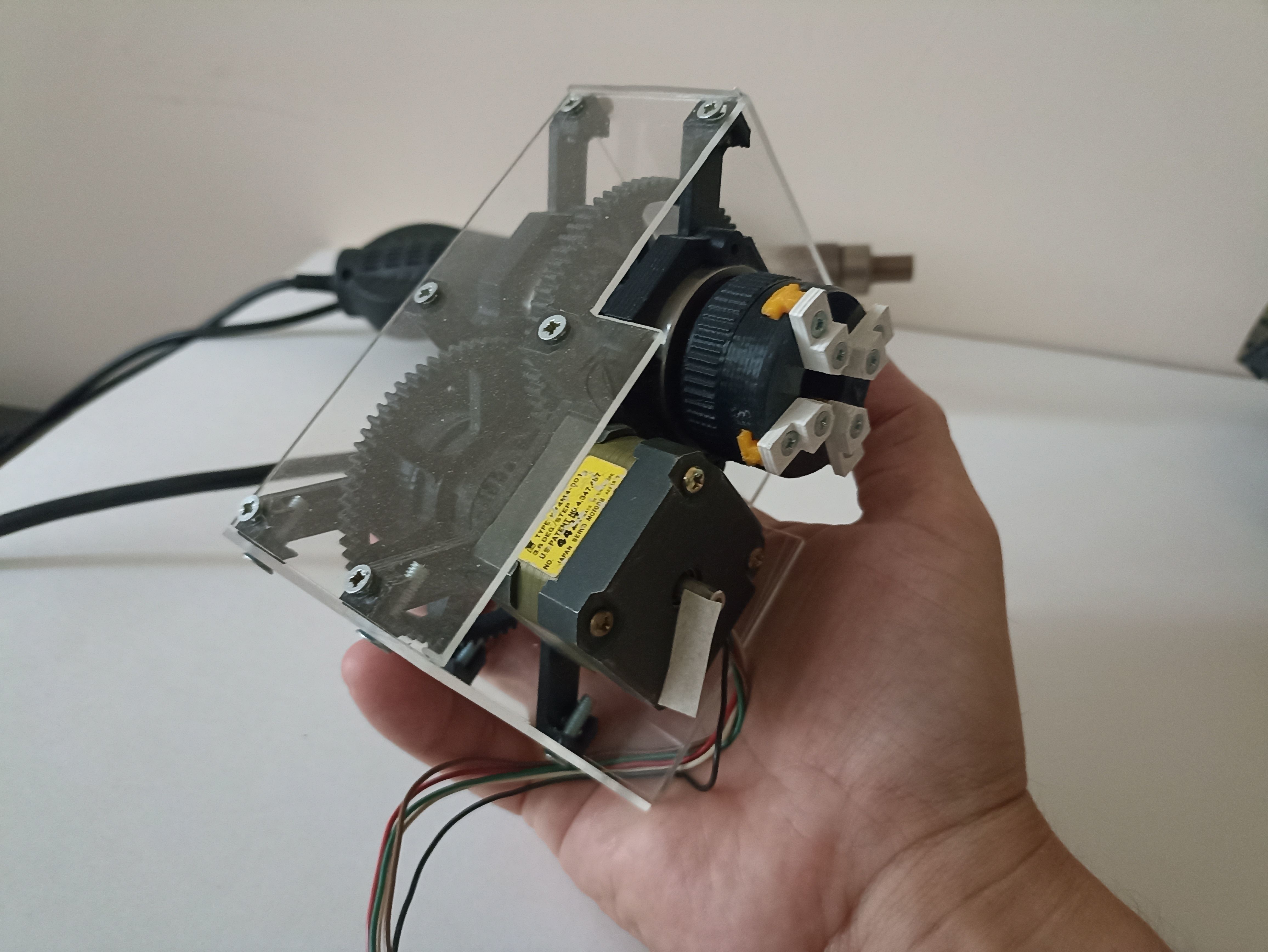 3D model of a rotary axle with a four-jaw chuck 3D model 3D printable ...