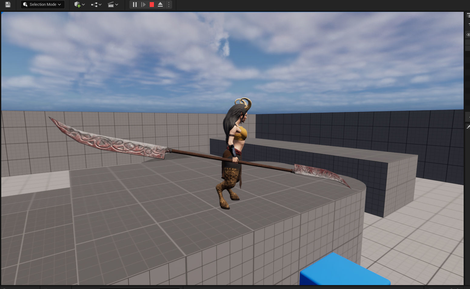 3D model SATYR - Female VR / AR / low-poly | CGTrader