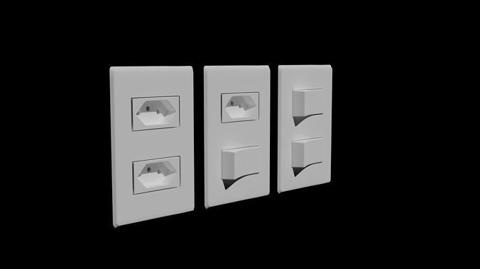 Outlet 3D model animated | CGTrader