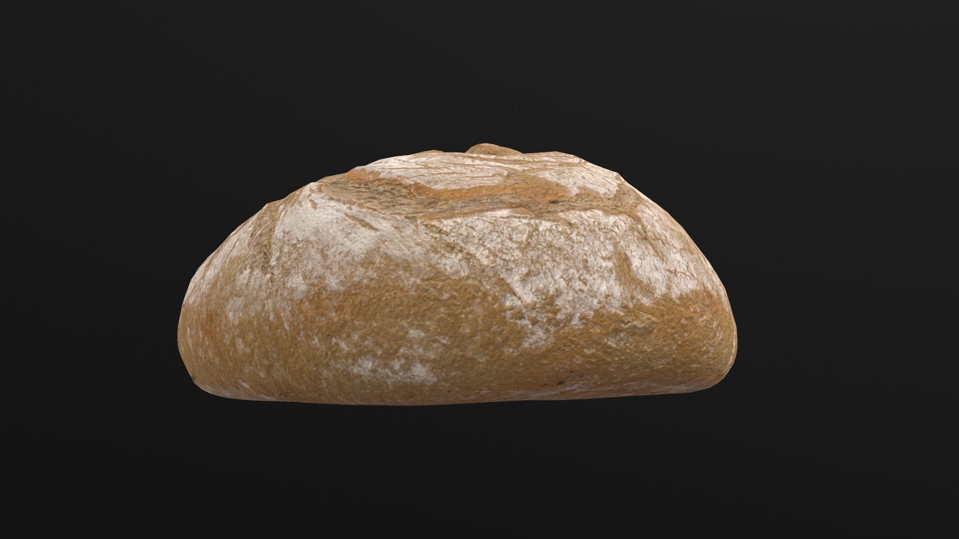 3D model Round White Bread AR VR PBR Lowpoly with game ready 3d Model VR / AR / low-poly | CGTrader