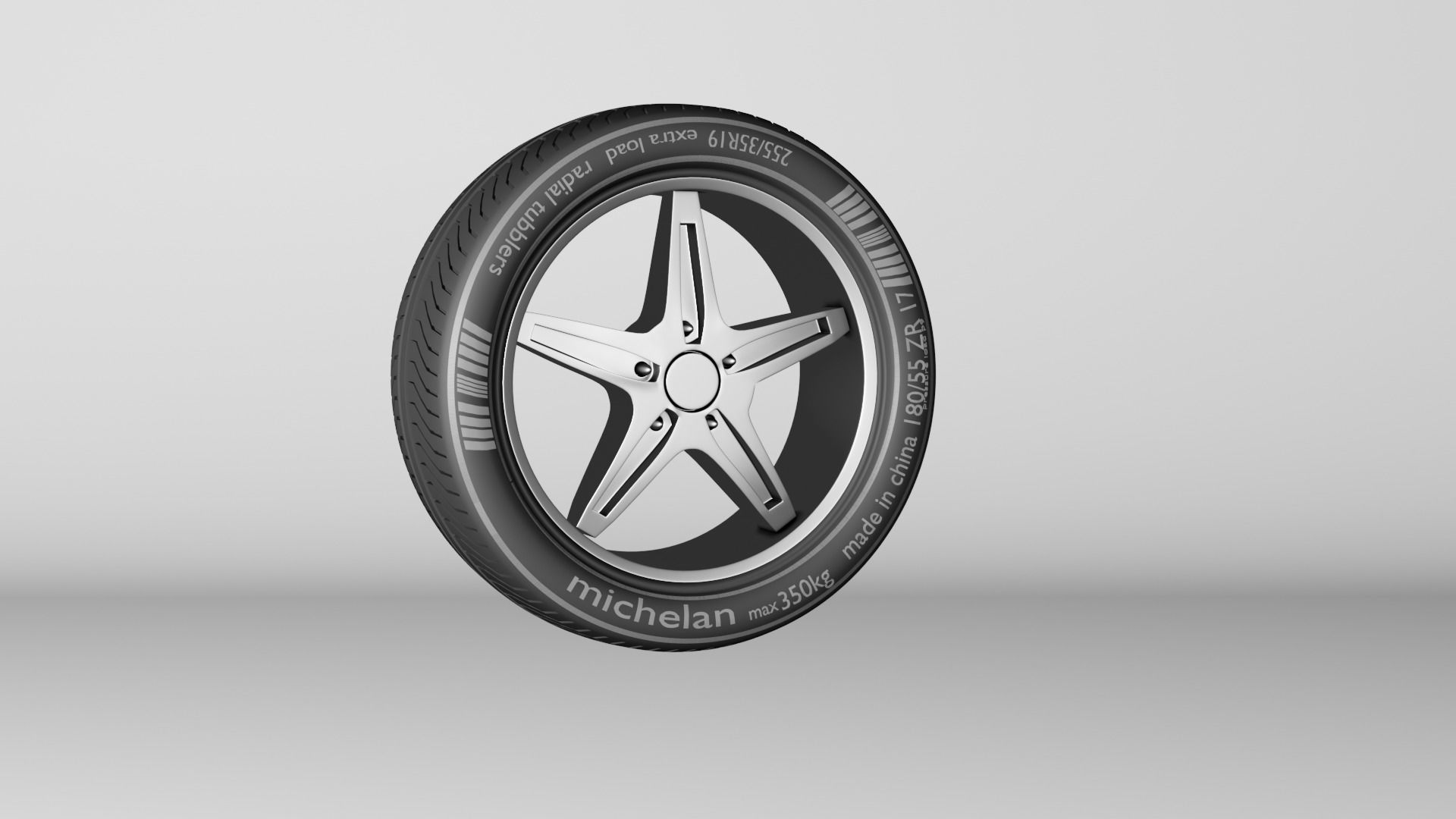 3d tyre and rim pack 3D model | CGTrader