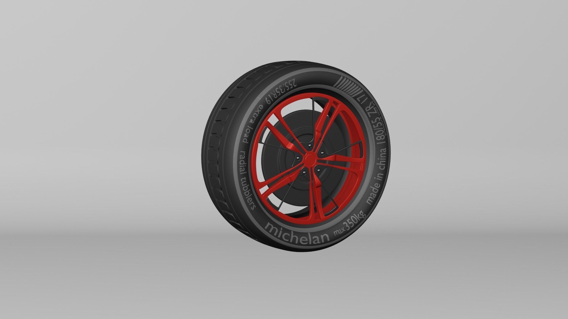 3d tyre and rim pack 3D model | CGTrader