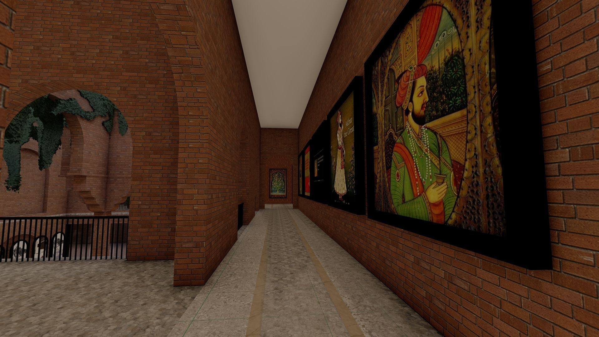 archaeological research and interpretation center 3D model animated ...