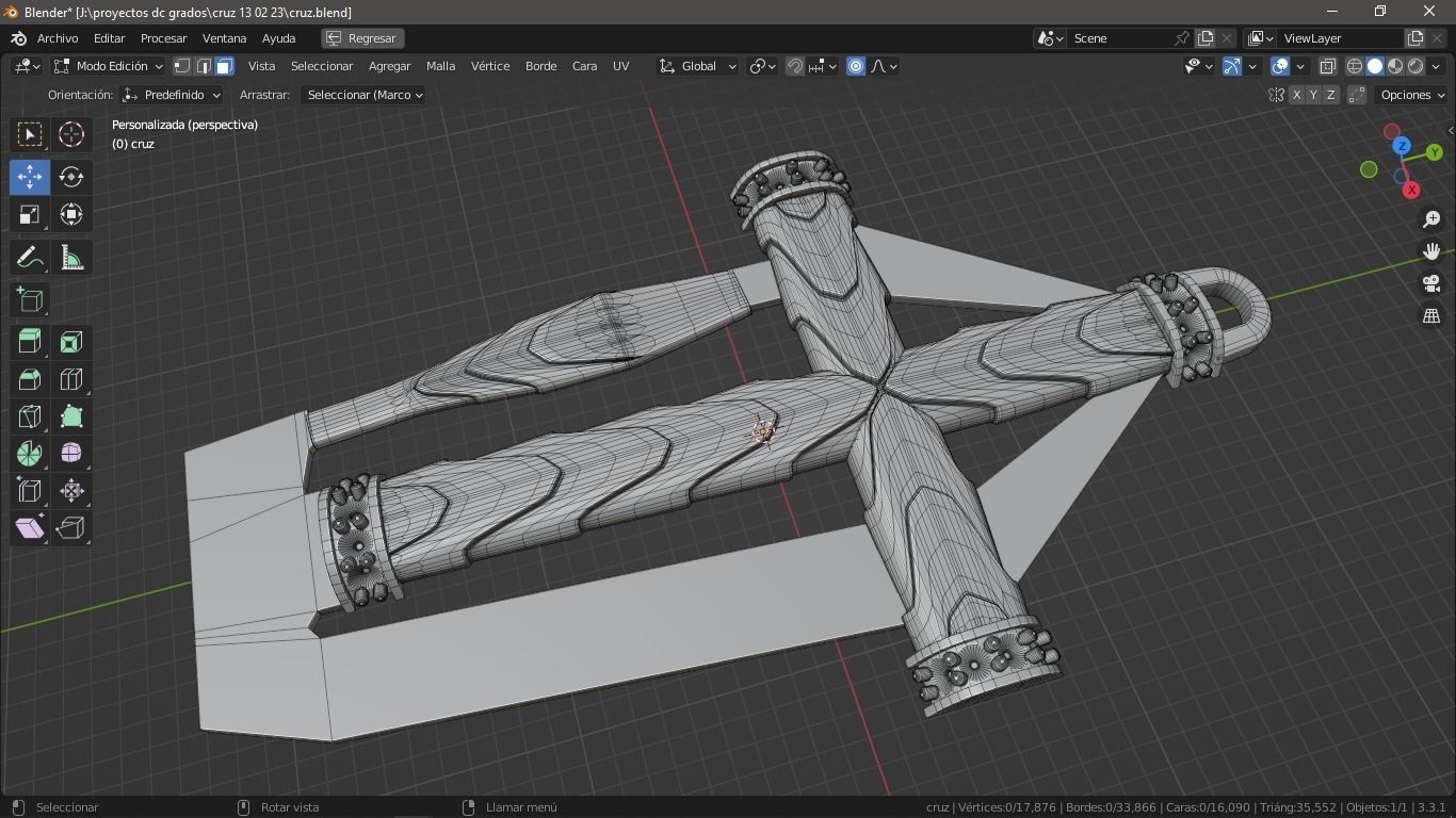 cross for chain in stl format for 3d printing free 3D model 3D ...