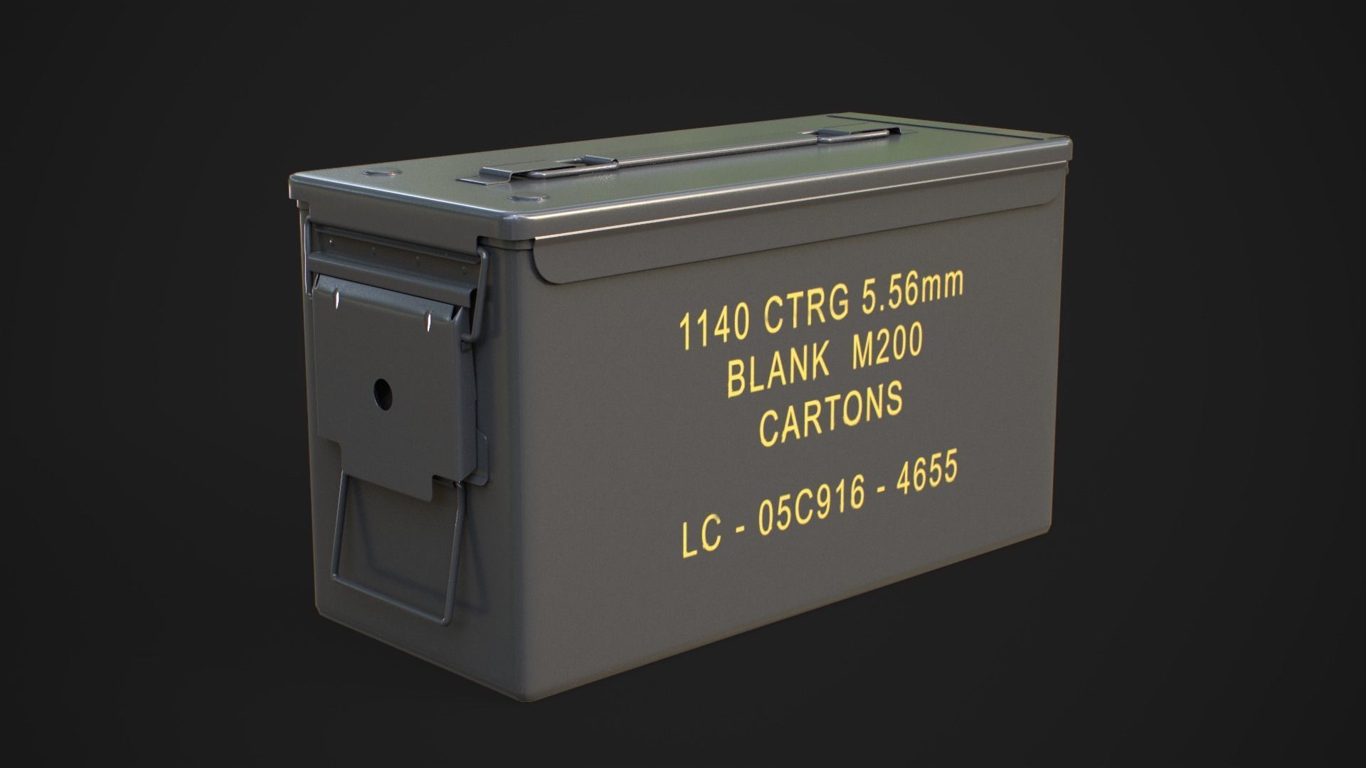 3D model Ammo box 1A VR / AR / low-poly | CGTrader