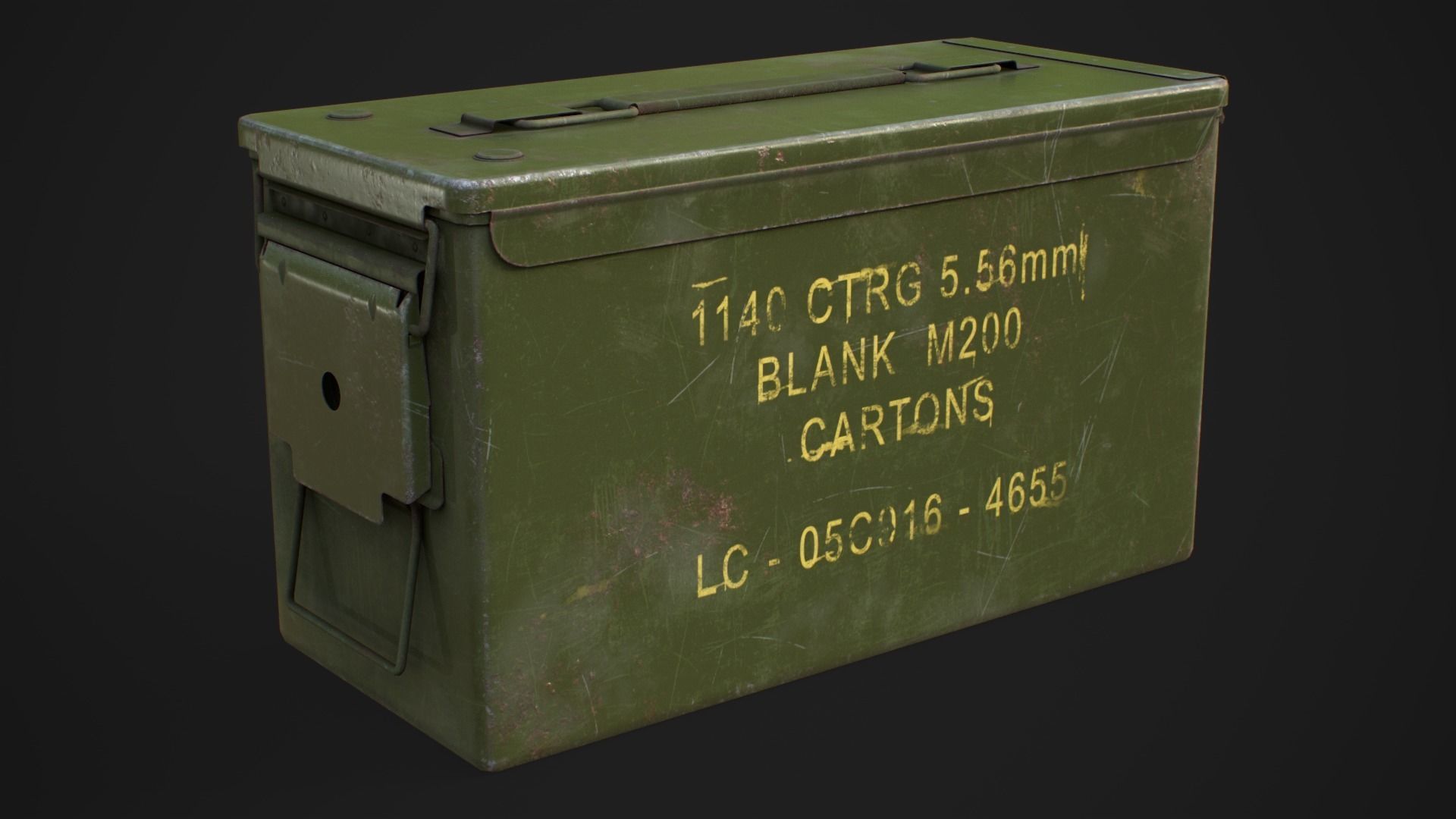 3D model Ammo box 2D VR / AR / low-poly | CGTrader
