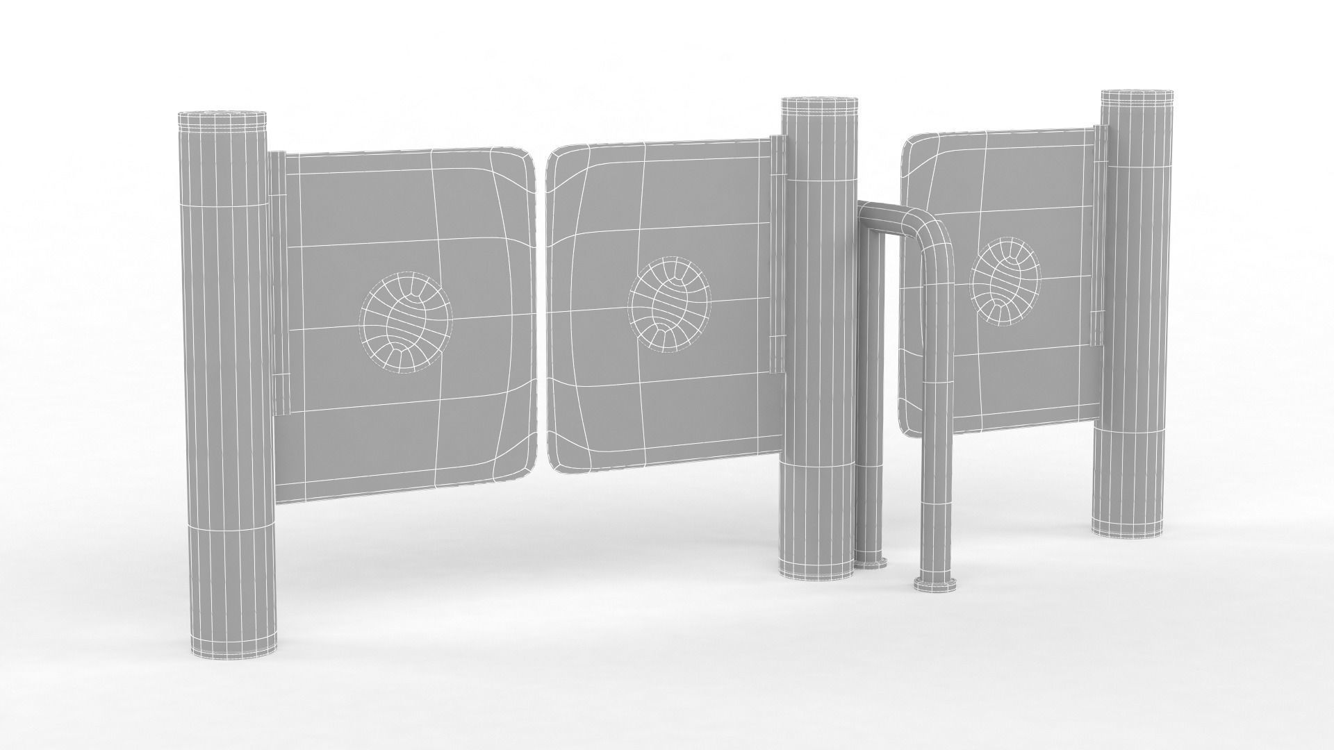 Turnstile Gate 3D model | CGTrader