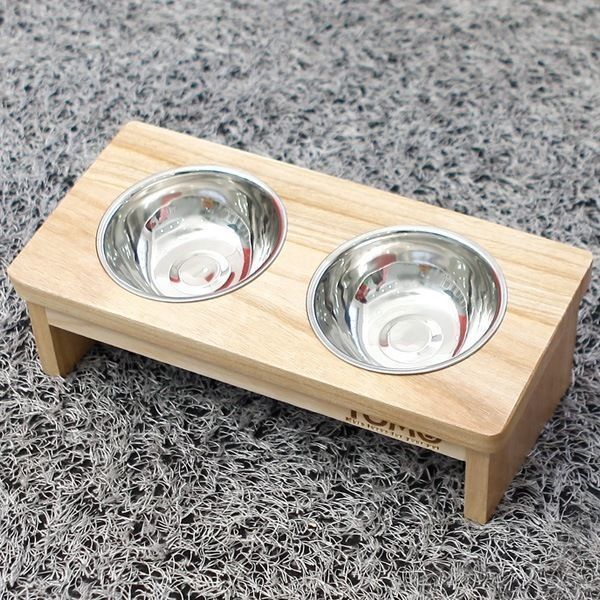 Wood dog dining table set 3D model | CGTrader