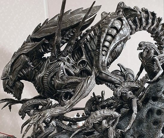 alien High Detail 3D print model 3D model 3D printable | CGTrader