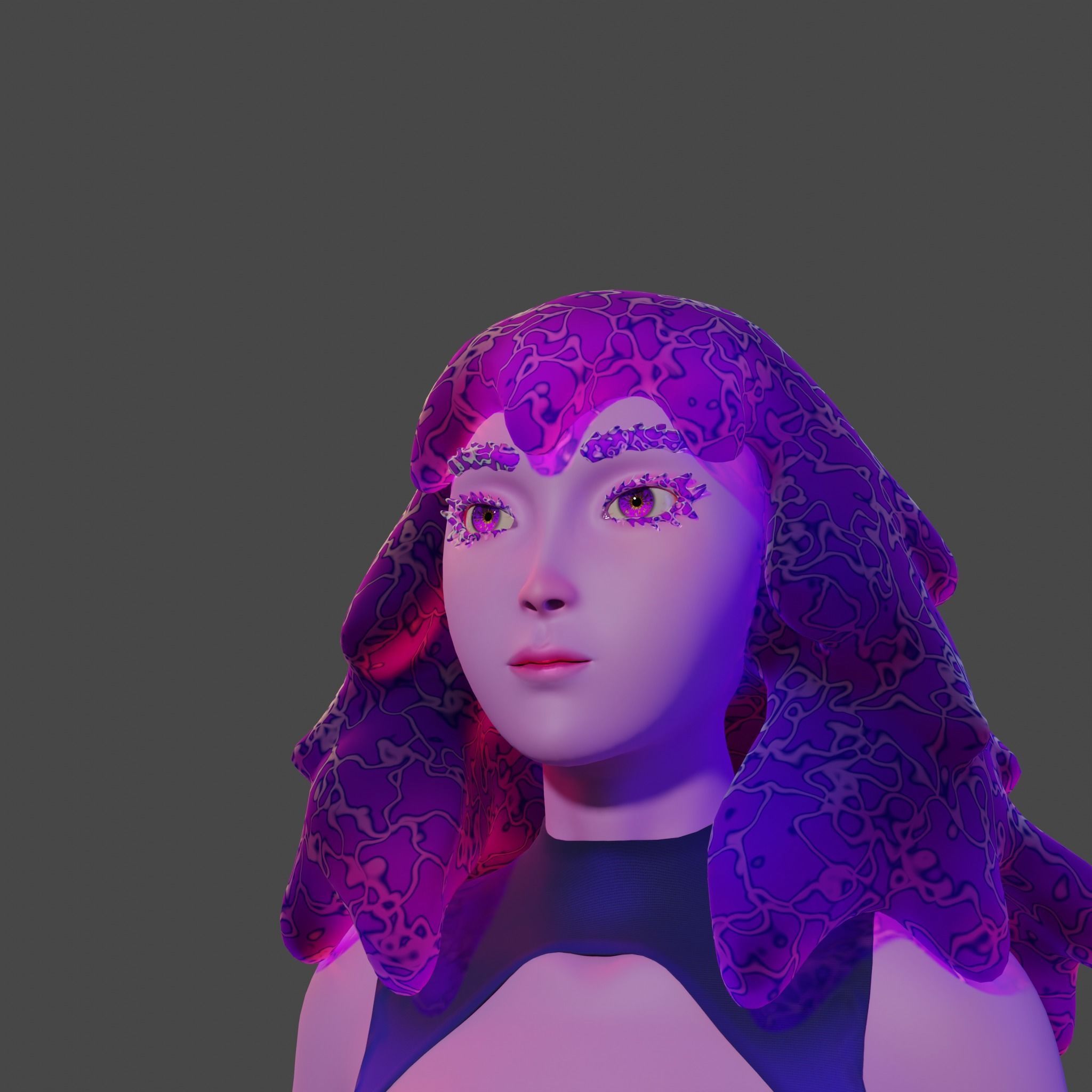 3D model Girl Slime VR / AR / low-poly | CGTrader