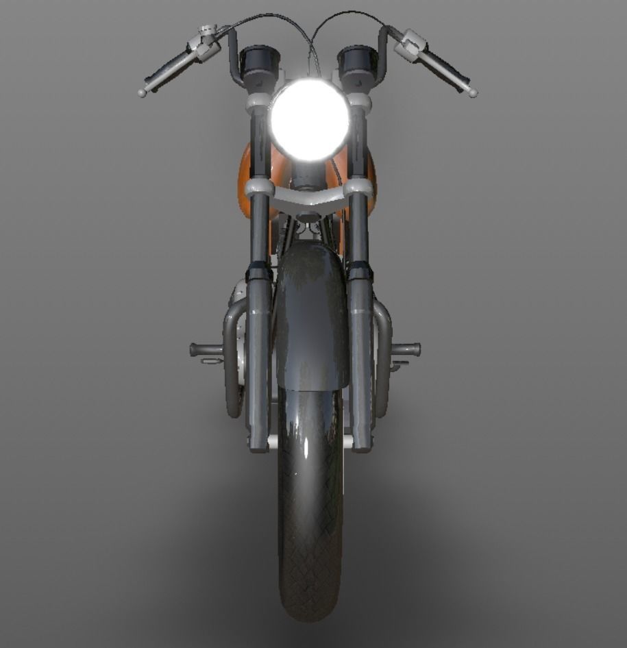 3D model Honda cb25 Bike 3D Model Cafe Bike Game Ready Asset VR / AR / low-poly | CGTrader