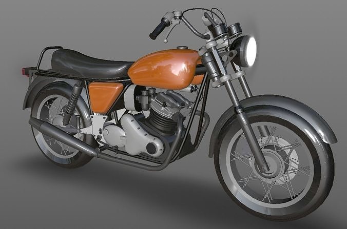 3D model Honda cb25 Bike 3D Model Cafe Bike Game Ready Asset VR / AR / low-poly | CGTrader