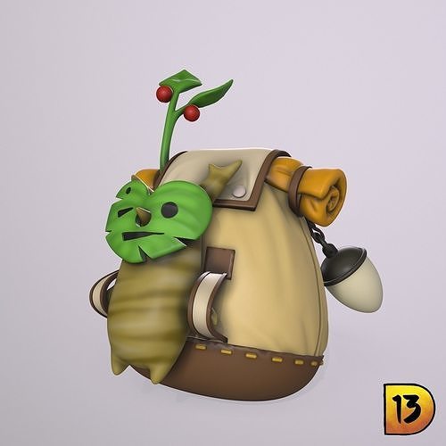 Korok Packages and Bag 3D model 3D printable | CGTrader