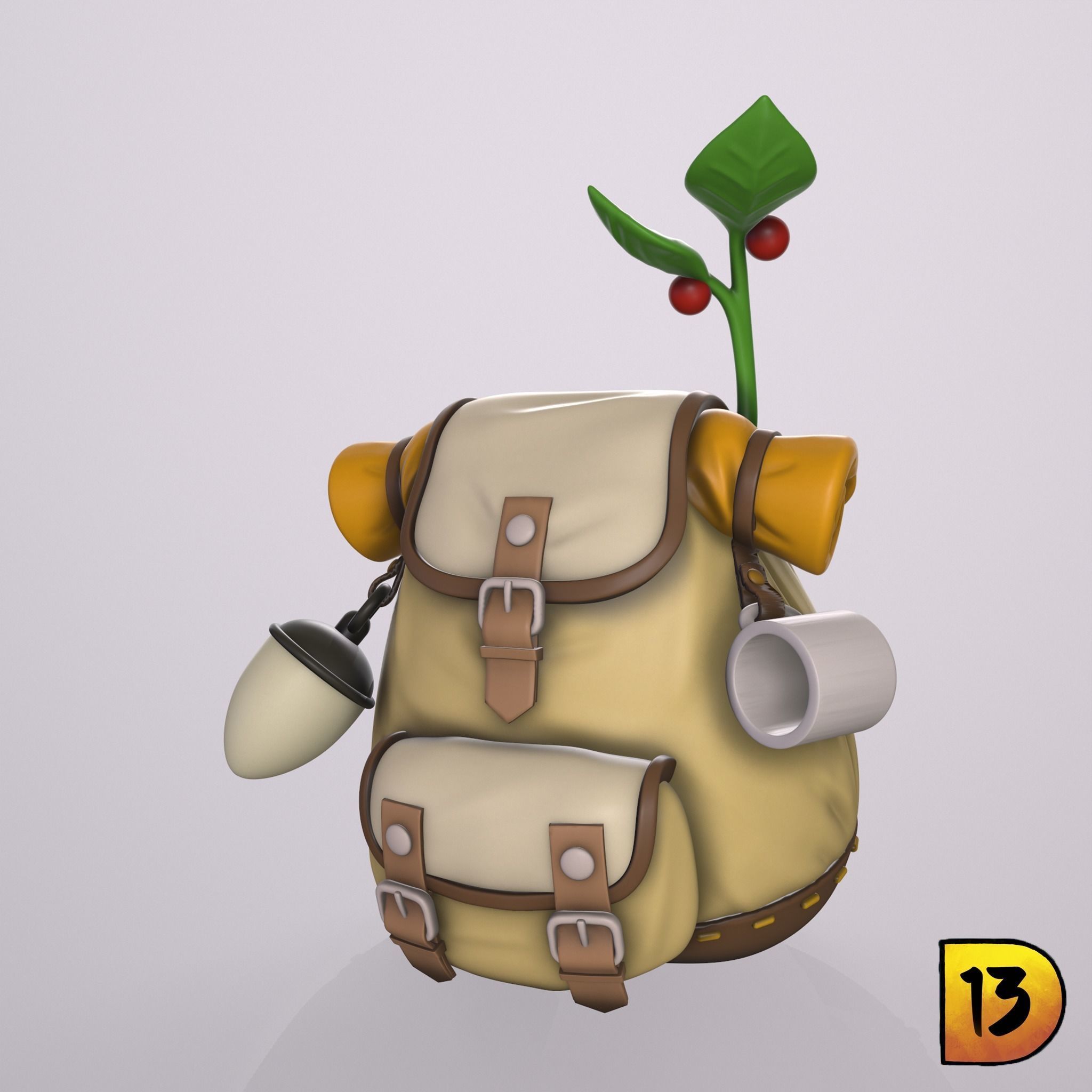 Korok Packages and Bag 3D model 3D printable | CGTrader
