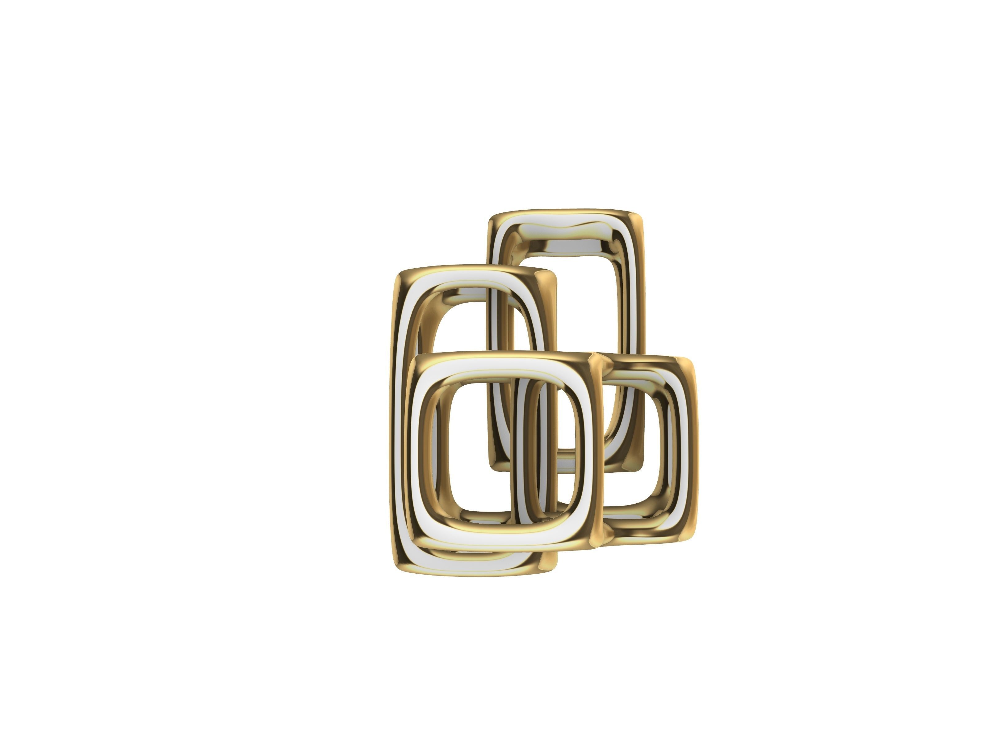 art deco cuboid pendant stl verified 3D model 3D printable | CGTrader