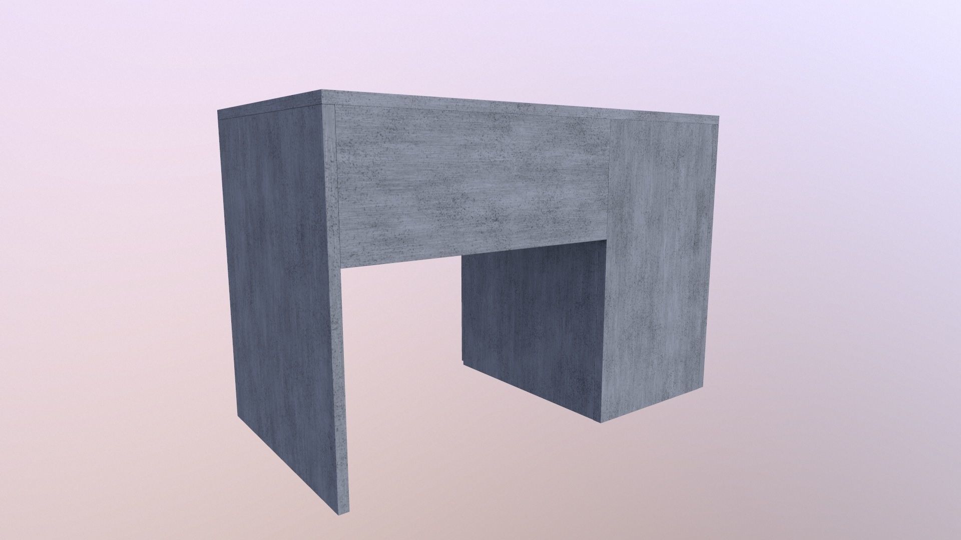 Computer table 3D model | CGTrader