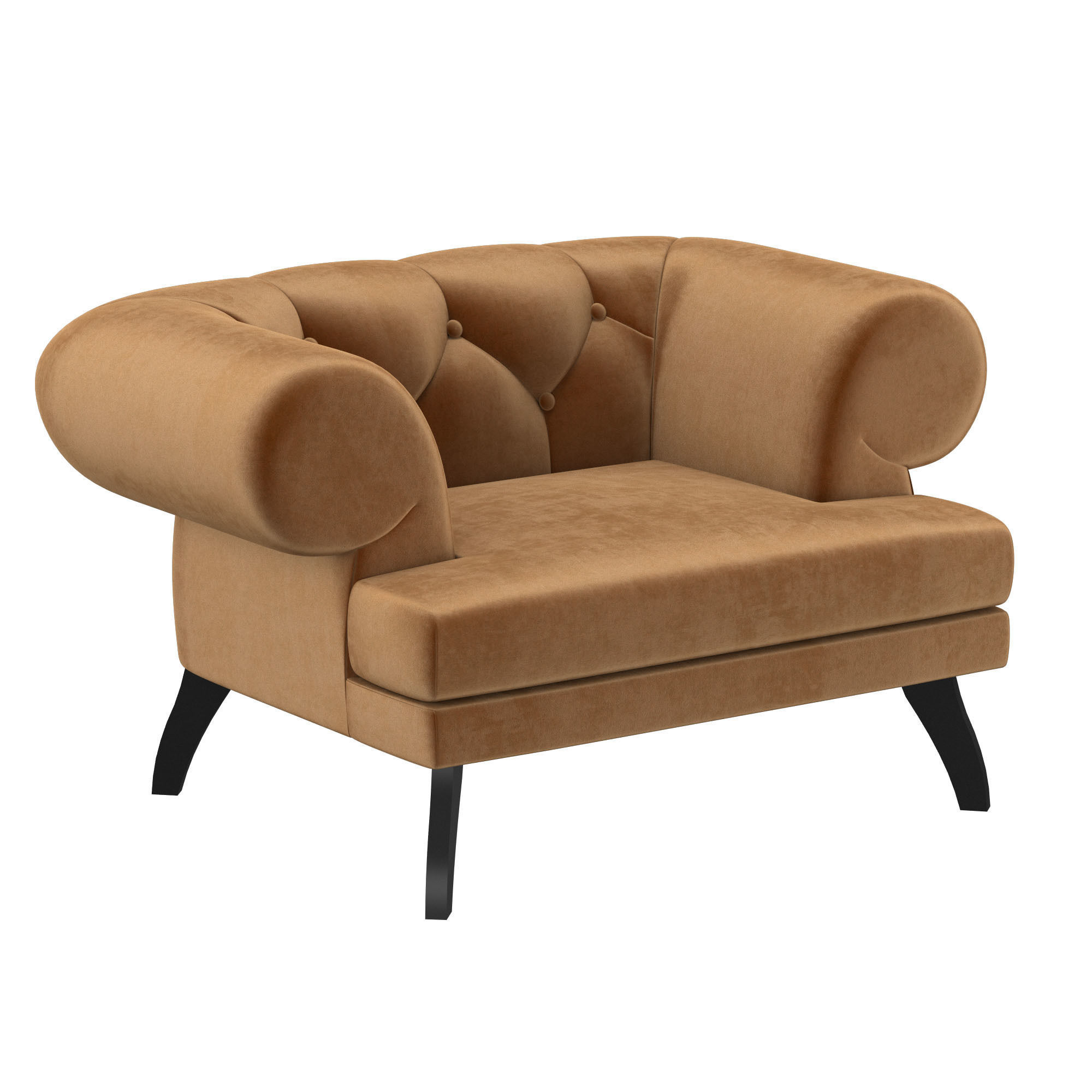 Armchair Chester V 3D model | CGTrader